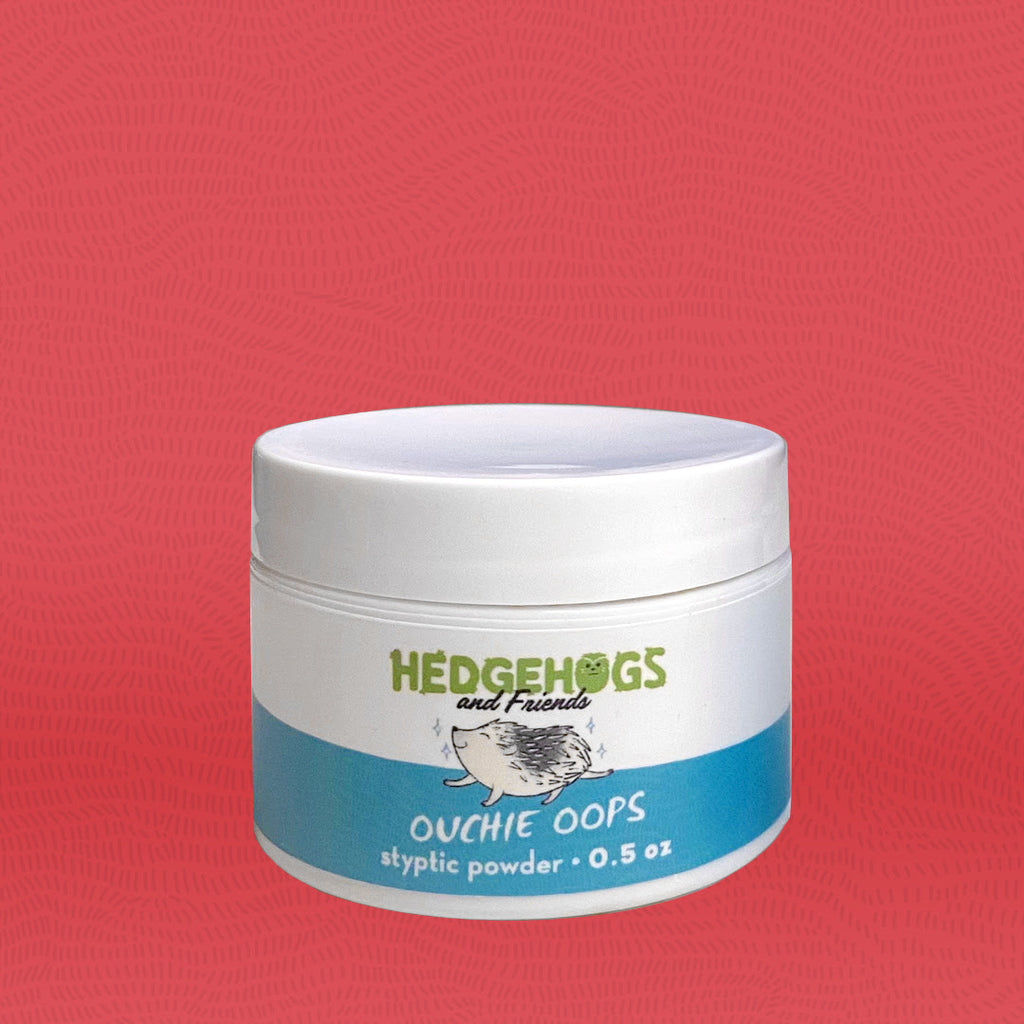 Ouchie Oops - Styptic Powder – Hedgehogs and Friends
